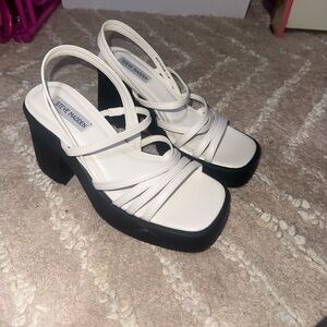 Steve Madden | Shoes | Kalani Womens Leather Strappy Platform Sandals ...